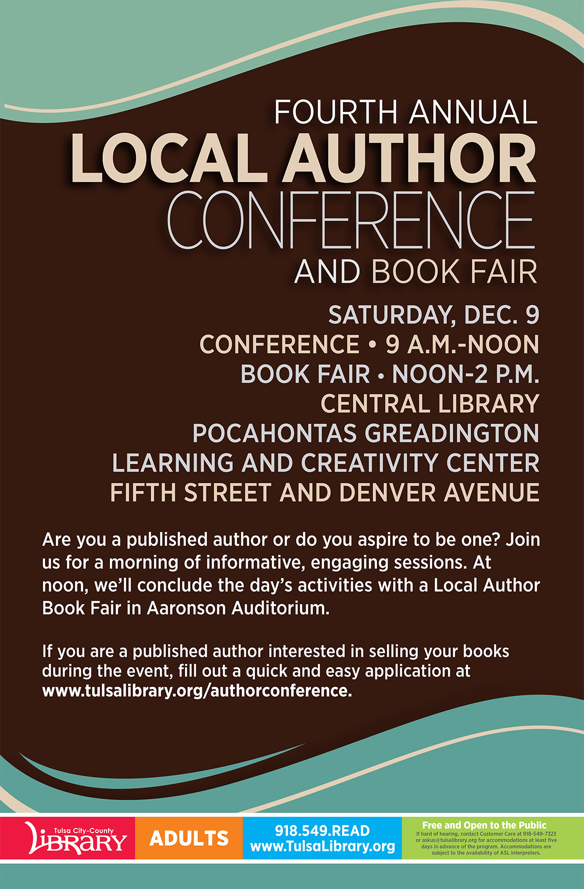 Local Author Conference | Tulsa Library