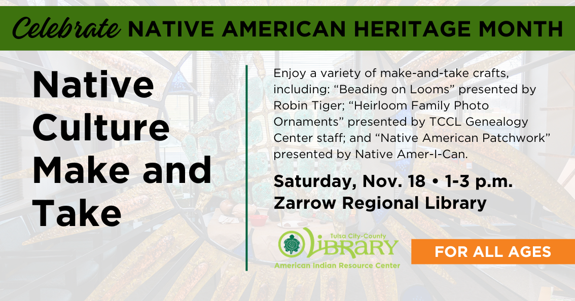 Native American Heritage Month | Tulsa Library