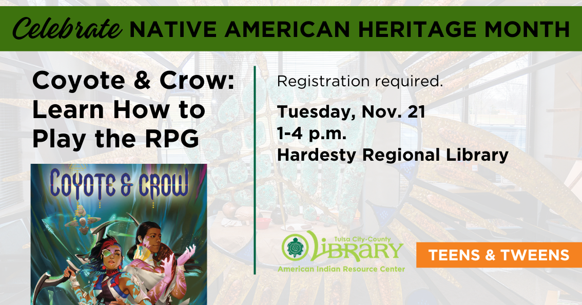 Native American Heritage Month | Tulsa Library